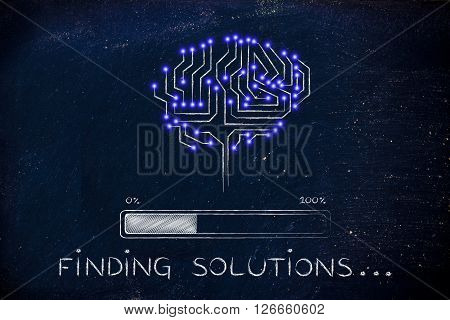Circuit Brain Progress Image & Photo (Free Trial) | Bigstock