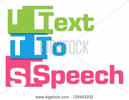 TTS - Text Speech Text Image & Photo (Free Trial) | Bigstock
