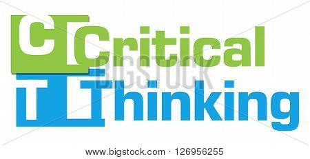 Critical Thinking Text Image & Photo (Free Trial) | Bigstock