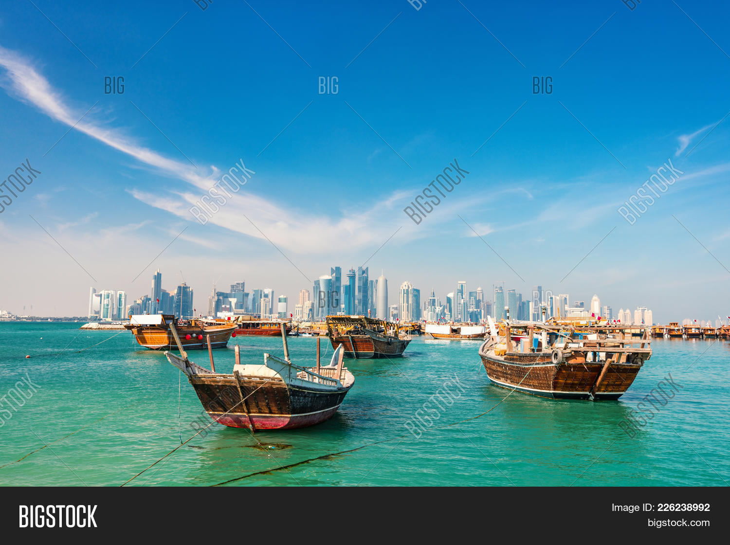 Waterfront Doha Qatar Image & Photo (Free Trial) | Bigstock