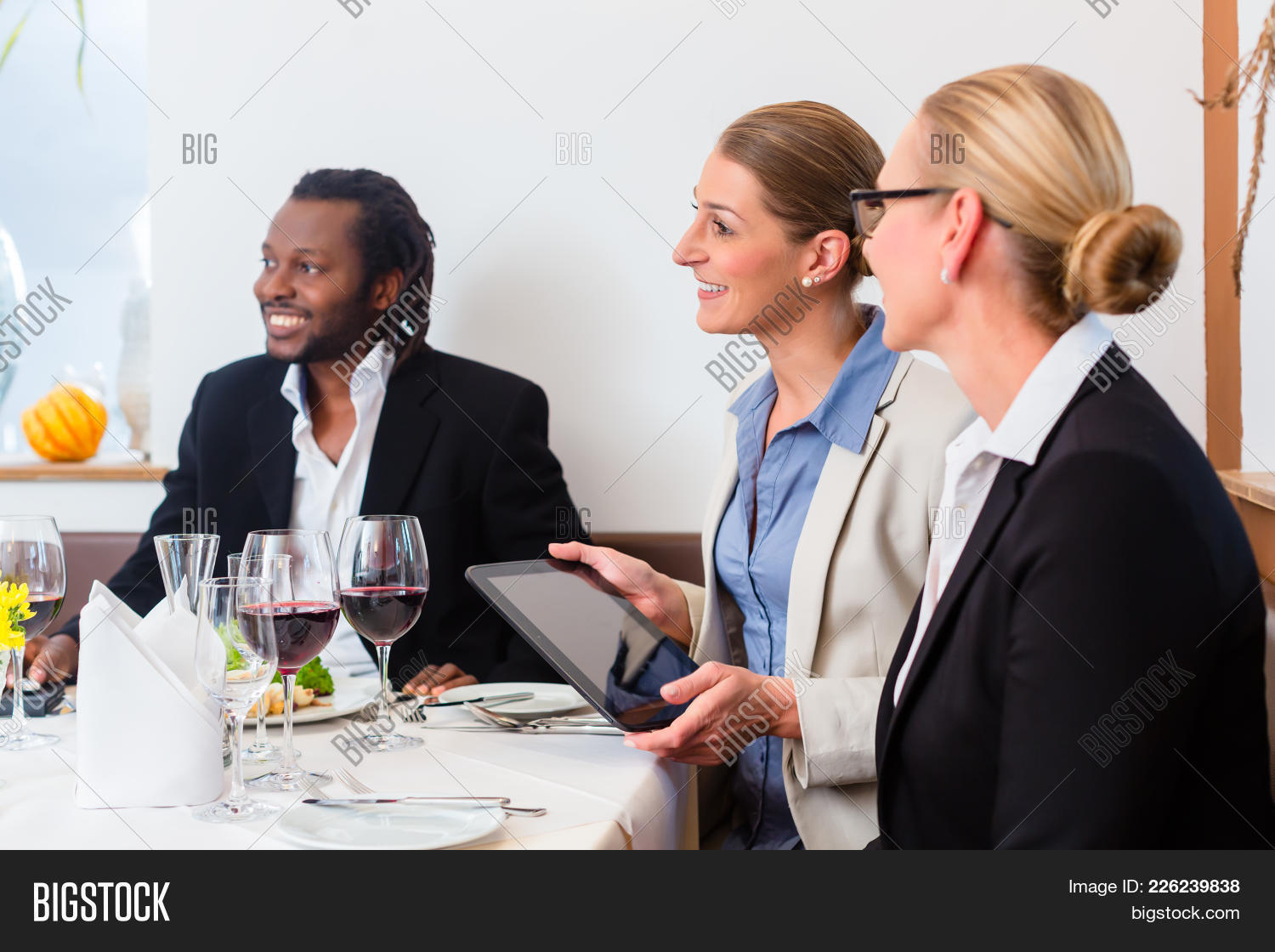 Business Lunch Team Image & Photo (Free Trial) | Bigstock