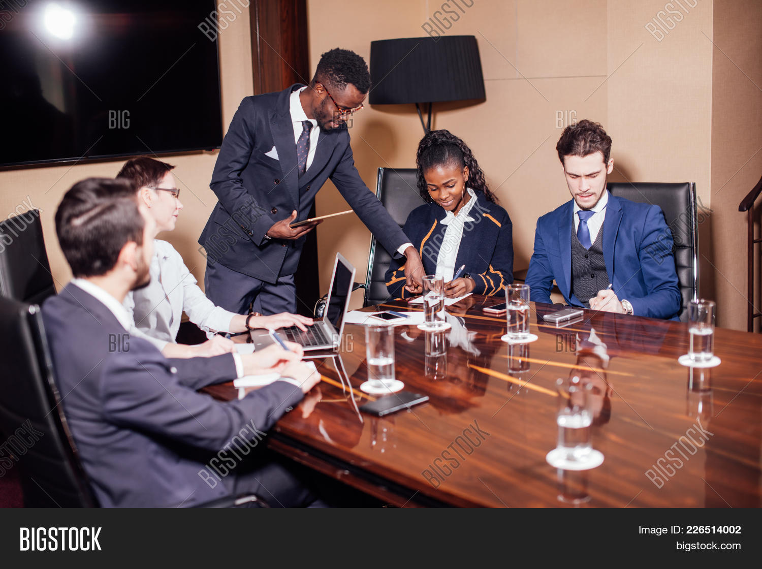 Conference Room With Black People
