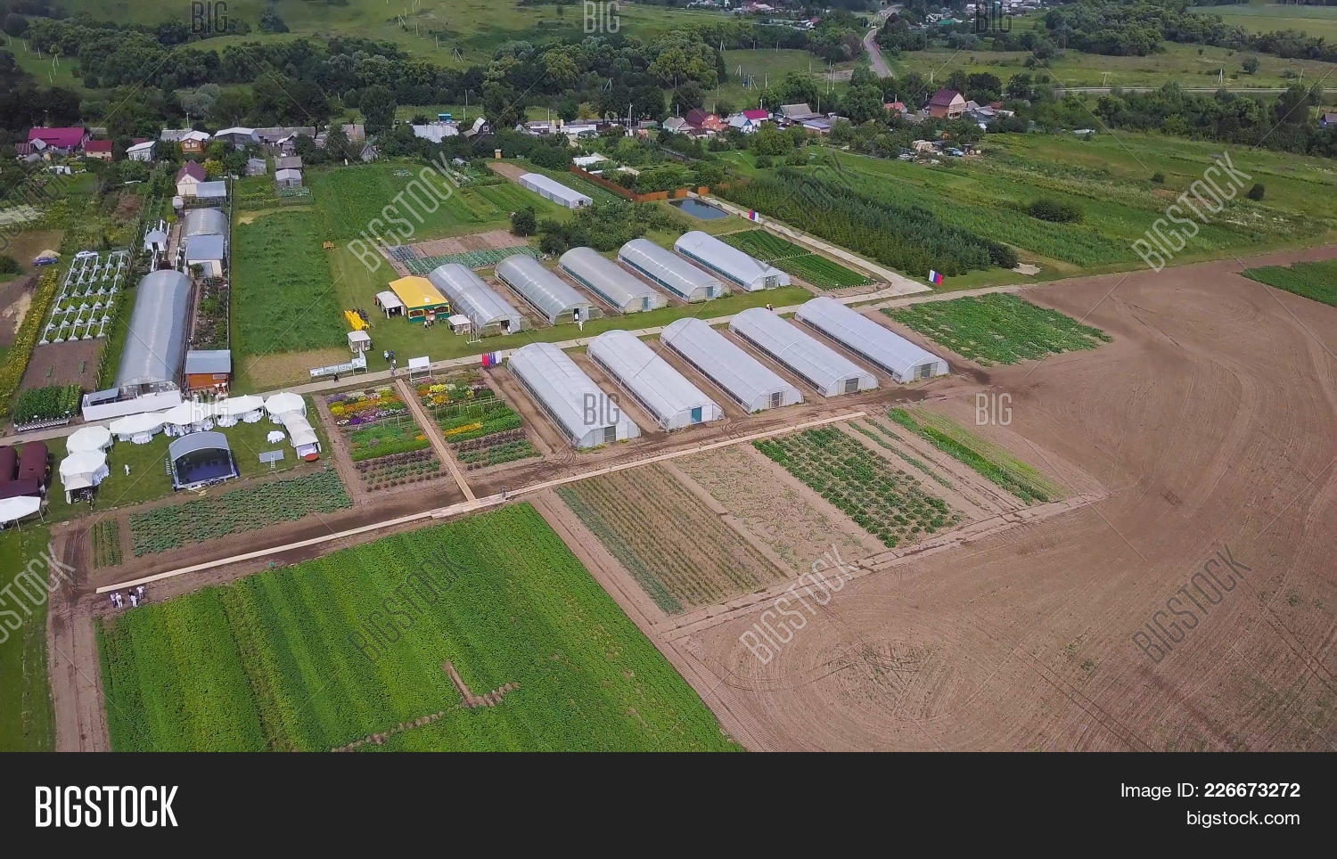 Aerial View Farmland. Image & Photo (Free Trial) | Bigstock