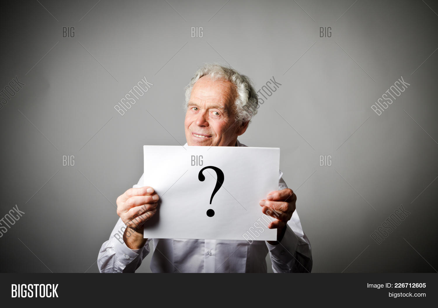 Old Man Question Mark Image & Photo (Free Trial) | Bigstock