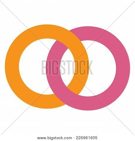 Connected Circles Vector & Photo (Free Trial) | Bigstock