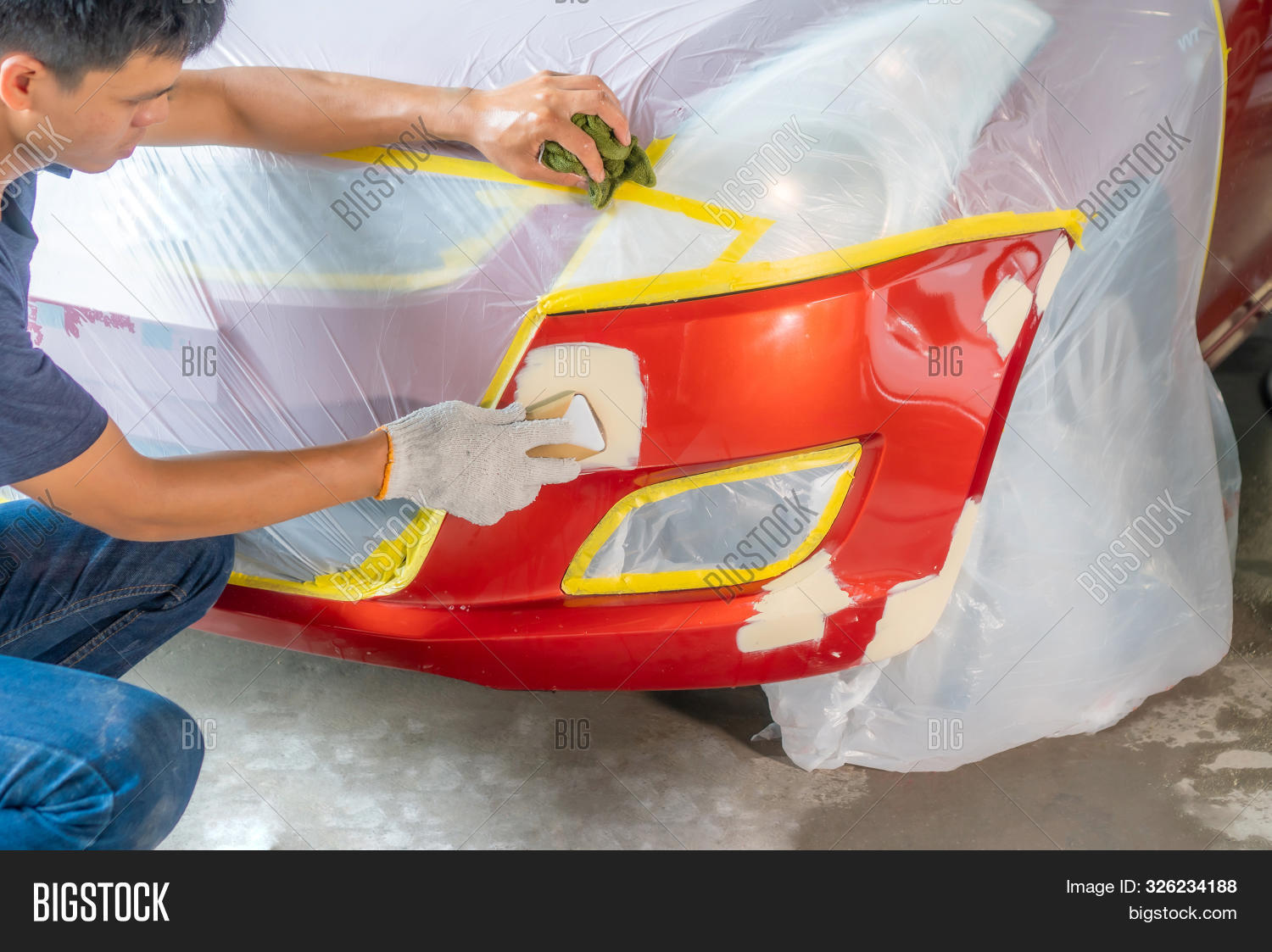 Repairing Car Body By Image & Photo (Free Trial) | Bigstock