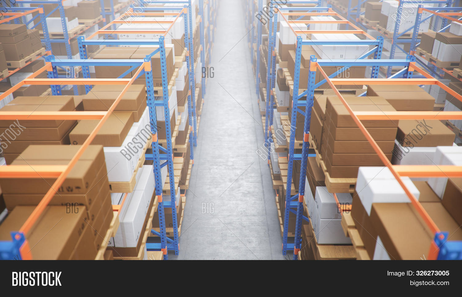 Warehouse Cardboard Image & Photo (Free Trial) | Bigstock