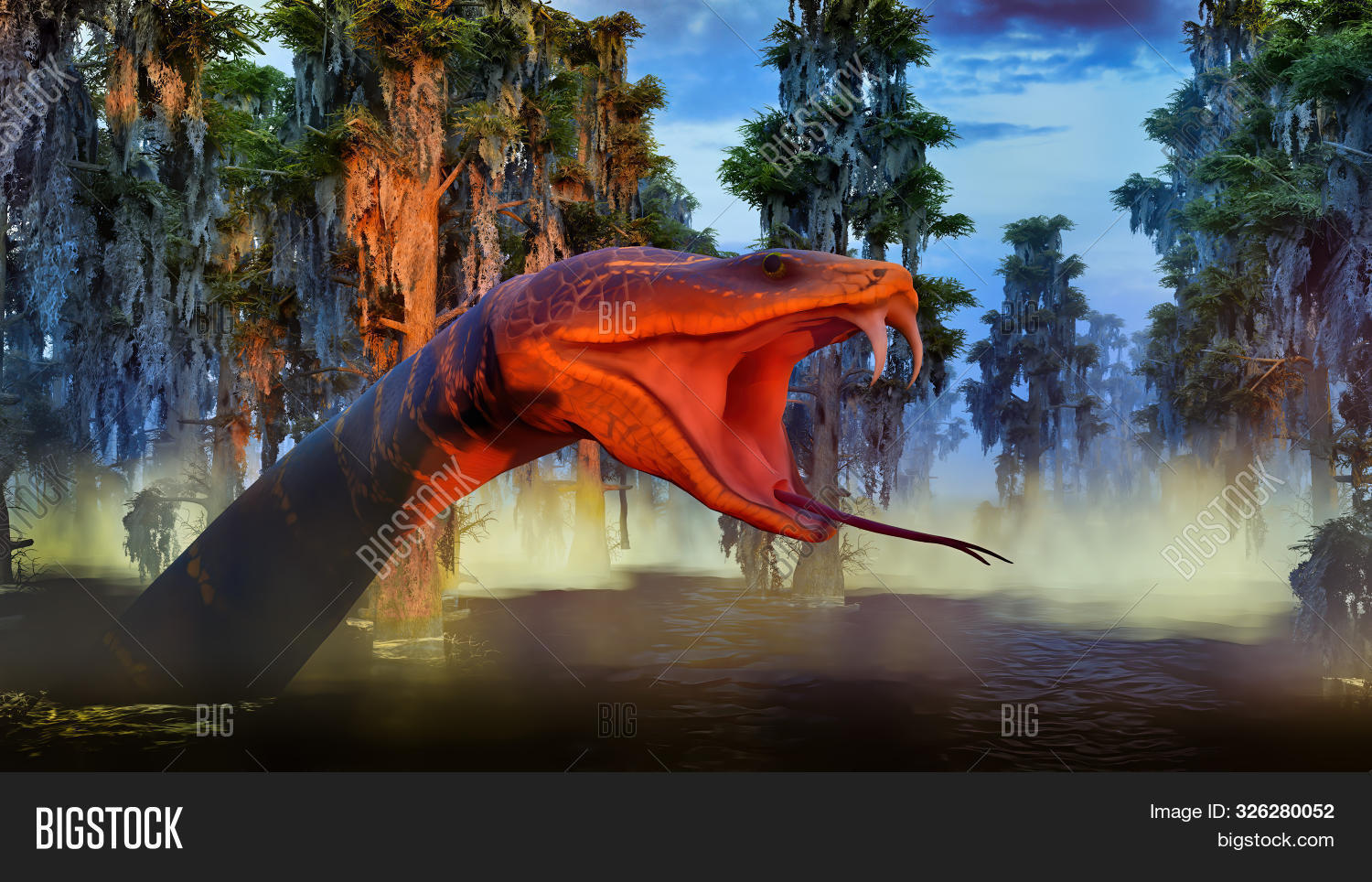 Snake Swamp Grown Bald Image & Photo (Free Trial) | Bigstock