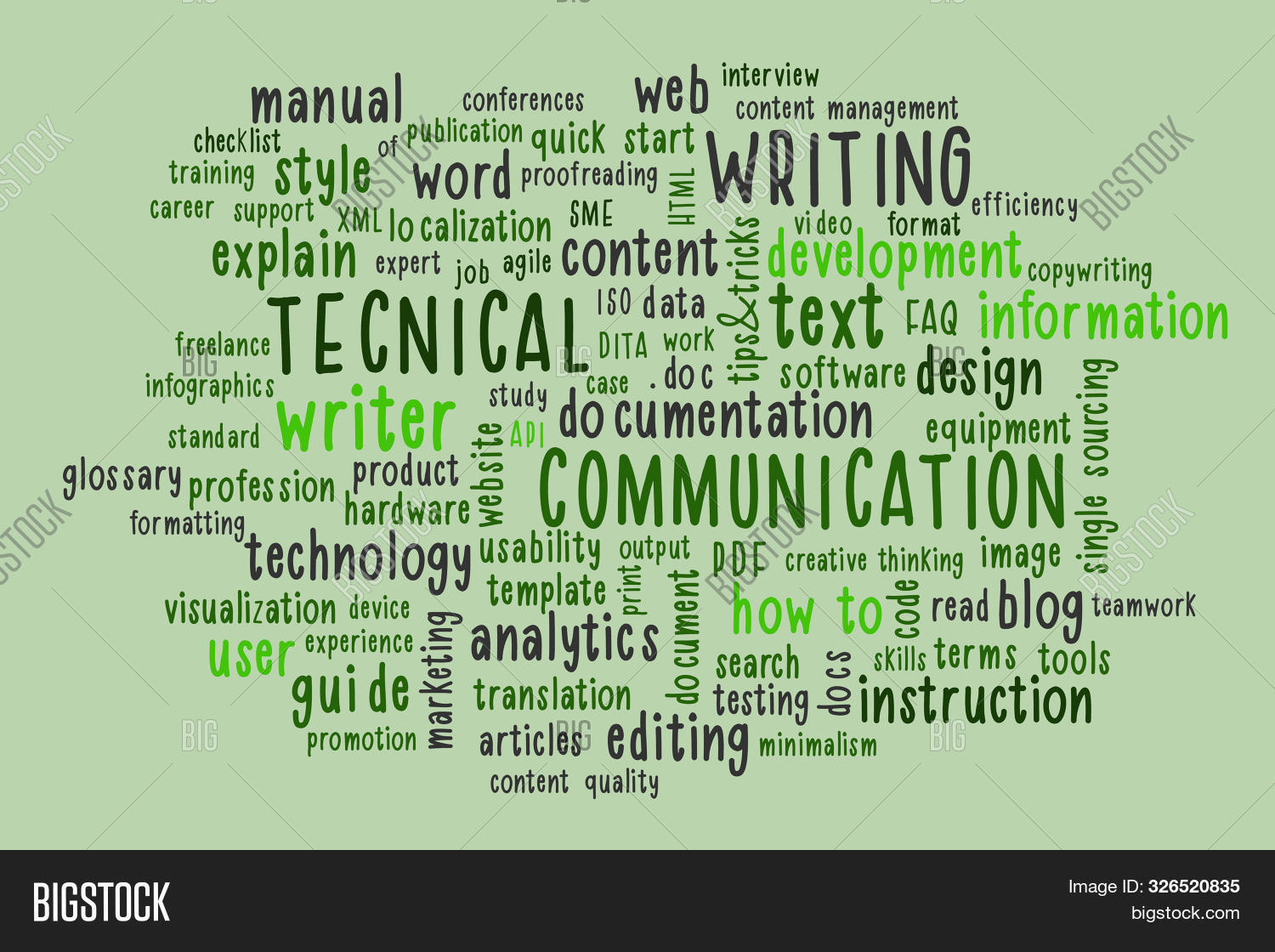 Technical Writing Word Image & Photo (Free Trial) | Bigstock