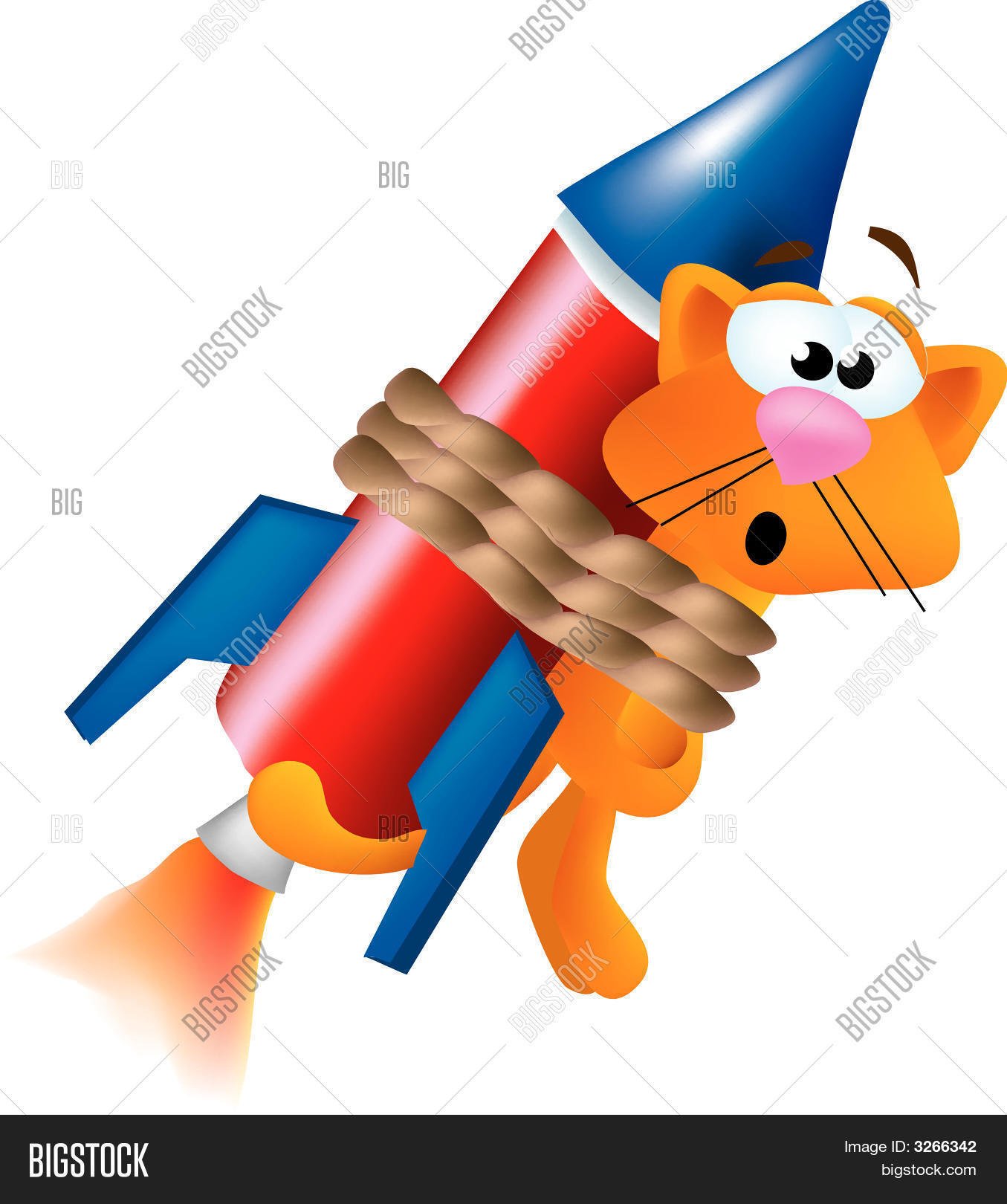 Rocket Cat Vector & Photo (Free Trial) | Bigstock