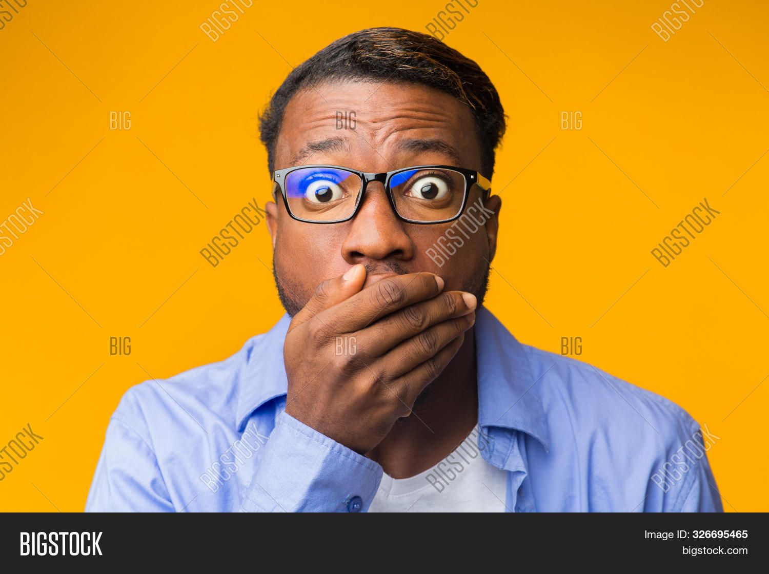 Omg. Shocked African Image & Photo (Free Trial) | Bigstock