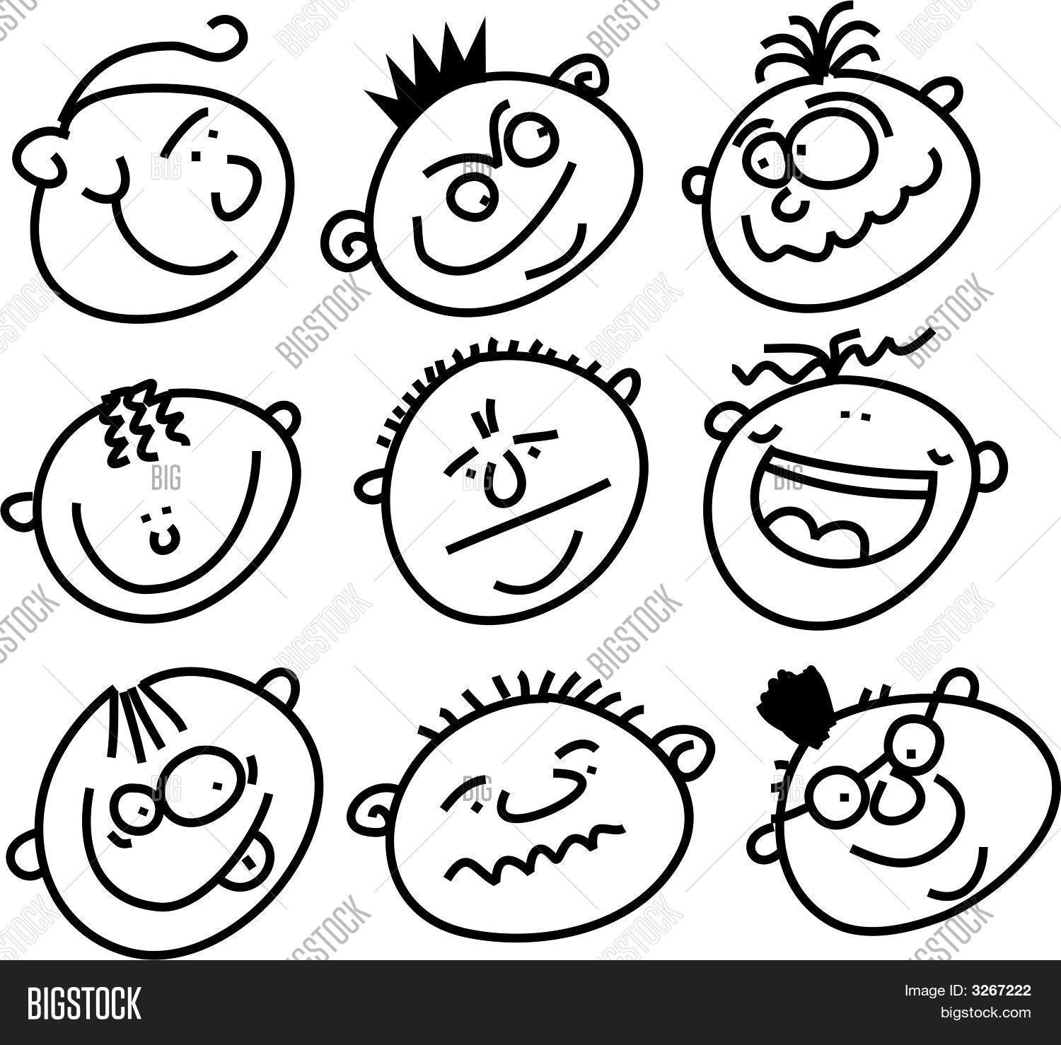 Expressive Faces Image & Photo (Free Trial) | Bigstock