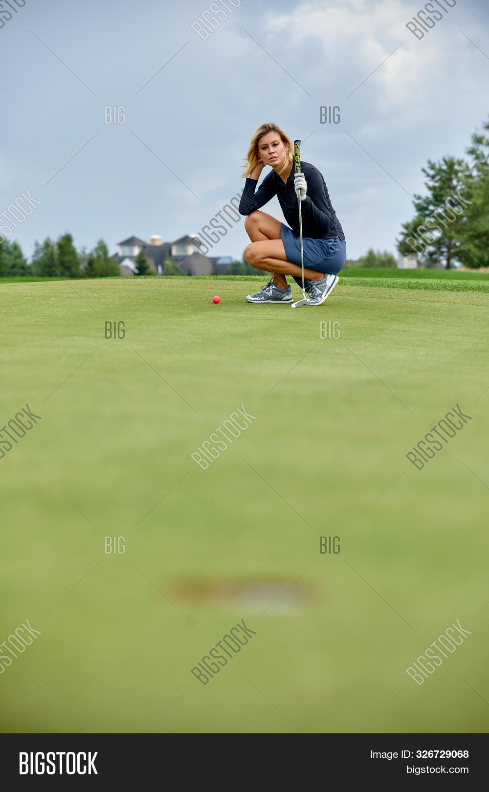 Golfer Action Win Image & Photo (Free Trial) | Bigstock