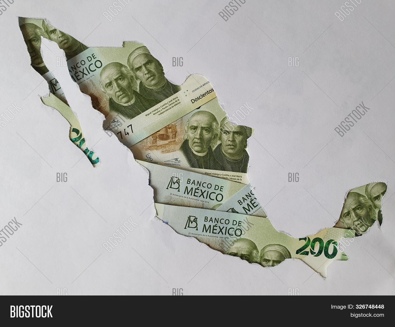 Imagen y foto Mexico Map Formed (prueba gratis) | Bigstock