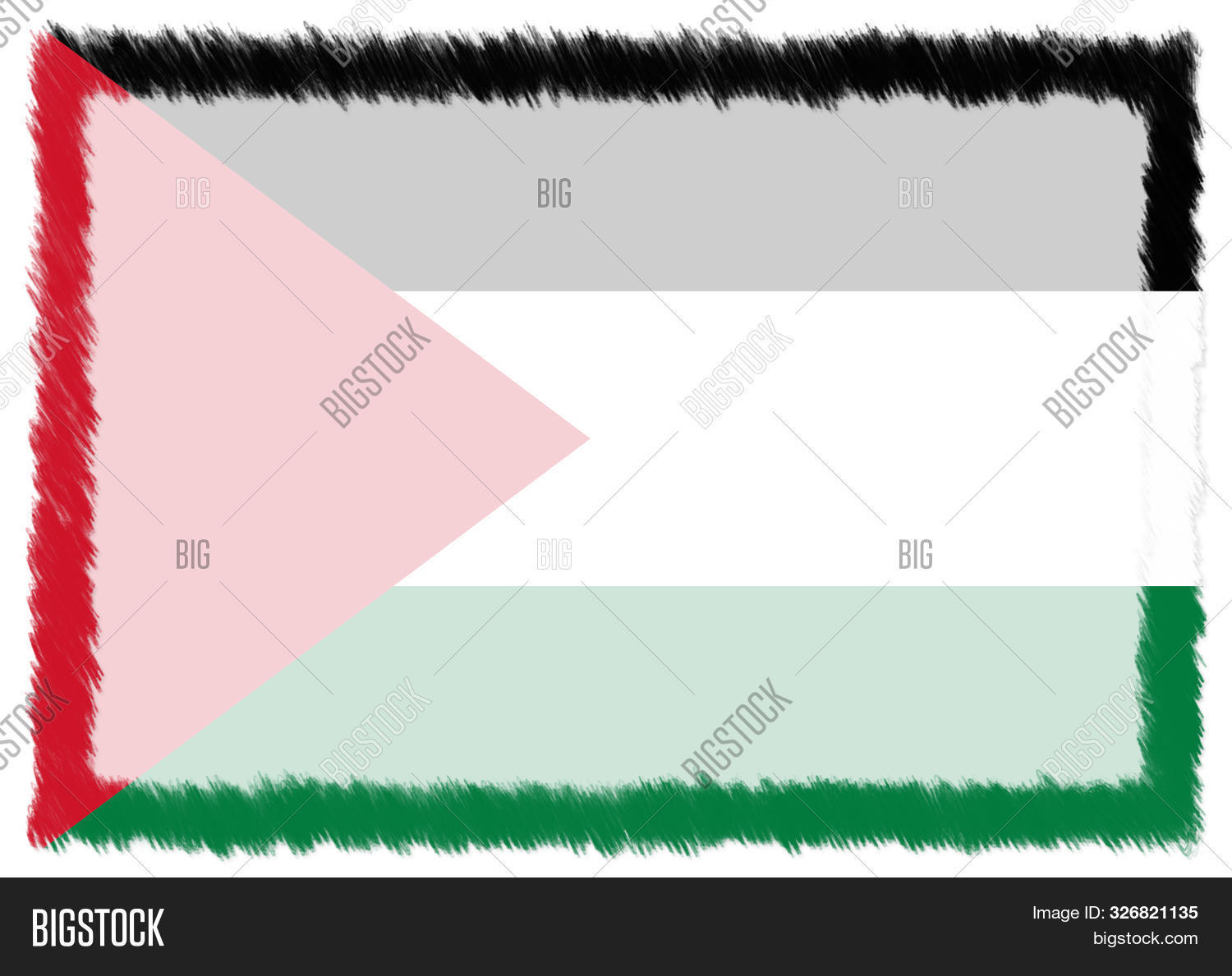 Border Made Palestine Image & Photo (Free Trial) | Bigstock