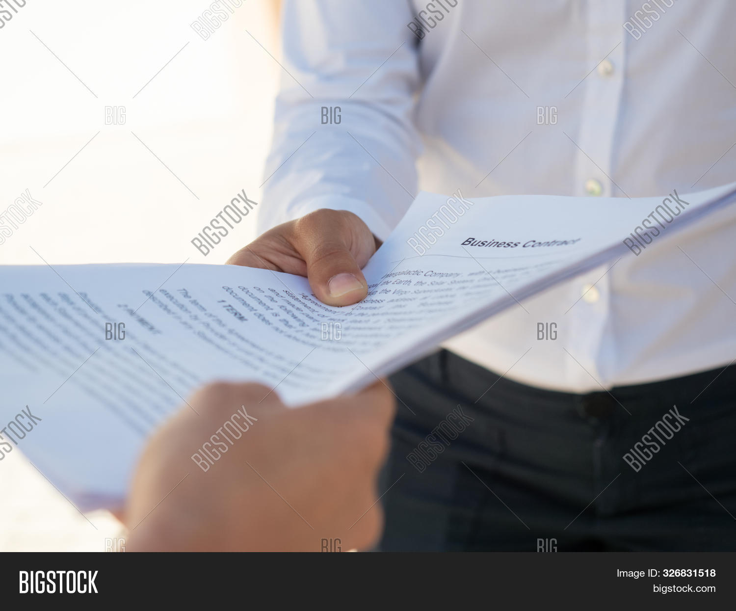 Businesswoman Giving Image & Photo (Free Trial) | Bigstock