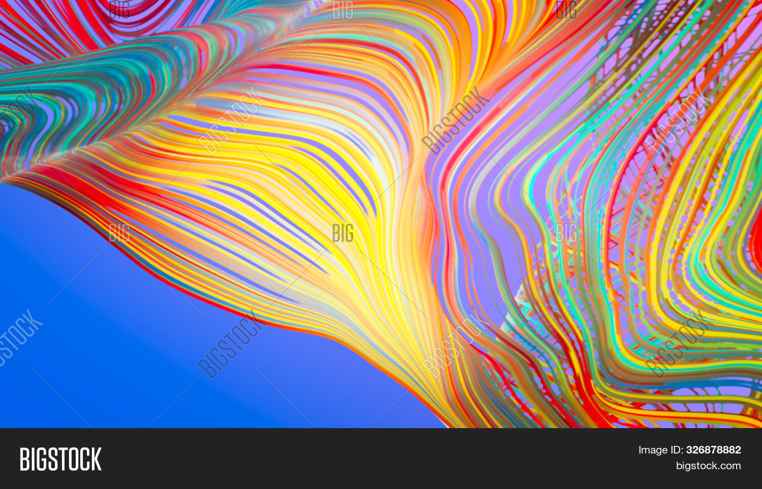 Colorful Curved Lines Image & Photo (Free Trial) | Bigstock
