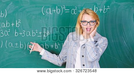 Improving Myself Through Education. Home Schooling. Happy Woman. Back ...