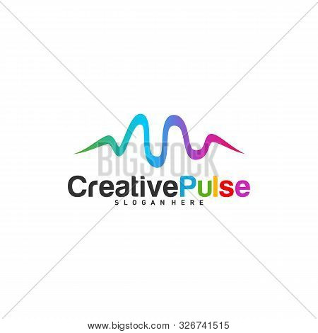 Colorful Pulse Logo Vector & Photo (Free Trial) | Bigstock