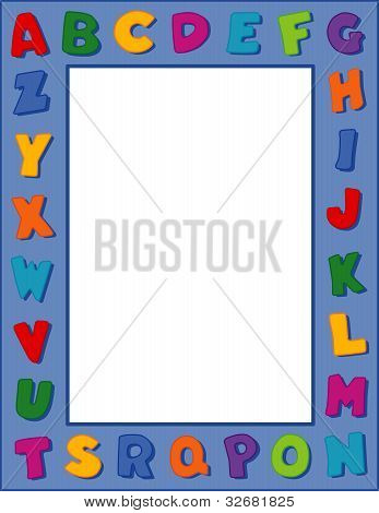 Alphabet Frame Copy Vector & Photo (Free Trial) | Bigstock
