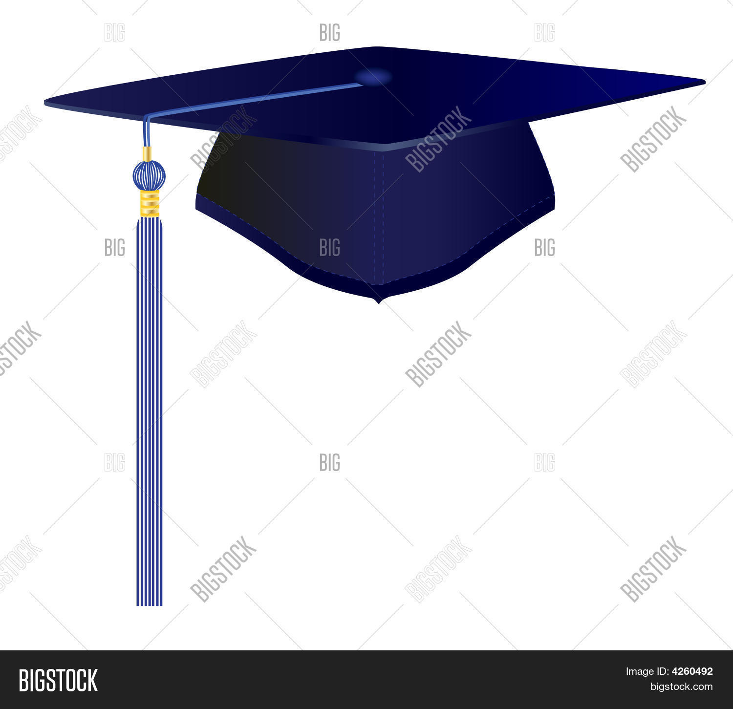 Blue Graduation Cap Image & Photo (Free Trial) | Bigstock