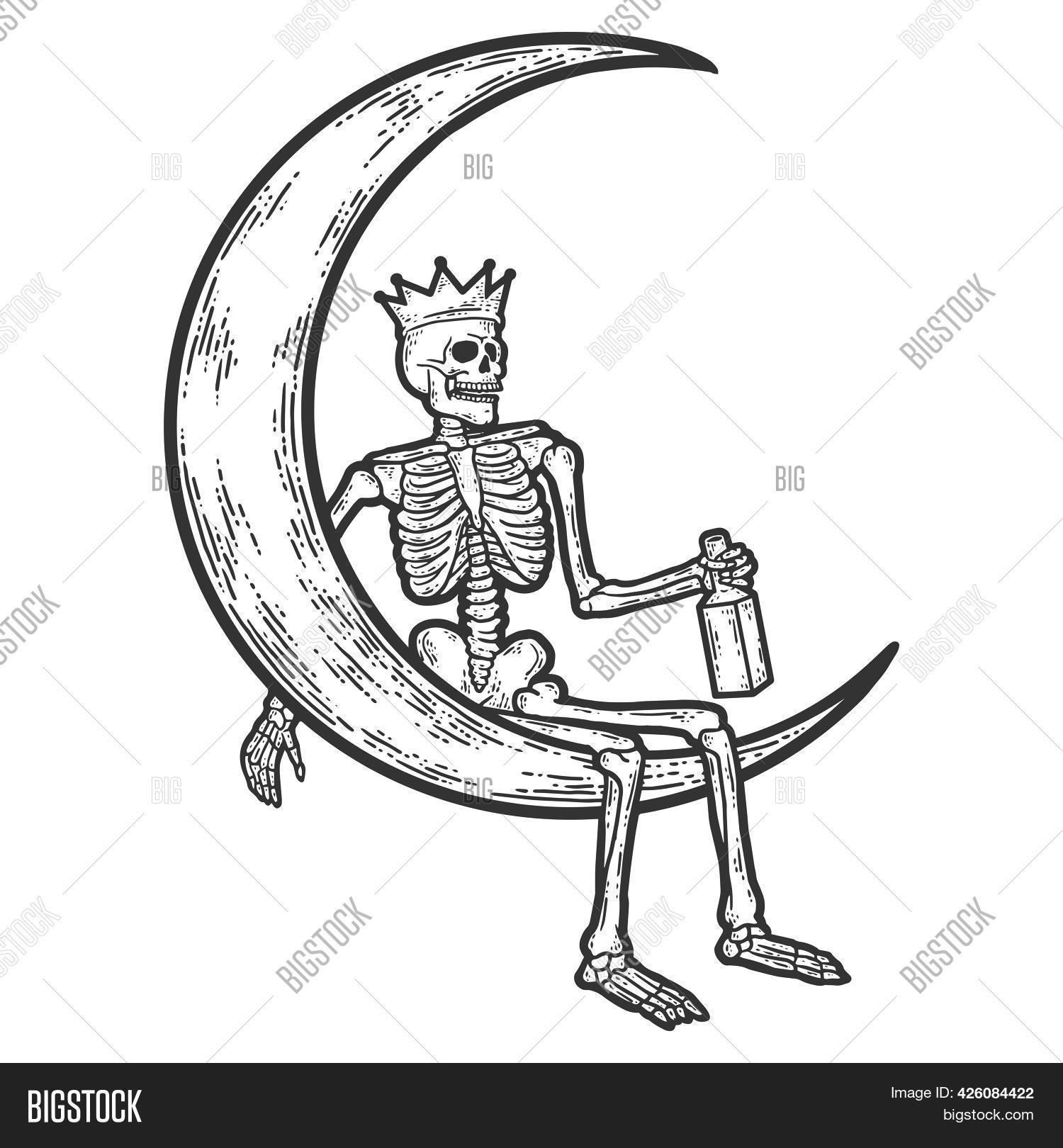 Skeleton King Bottle Image & Photo (Free Trial) | Bigstock