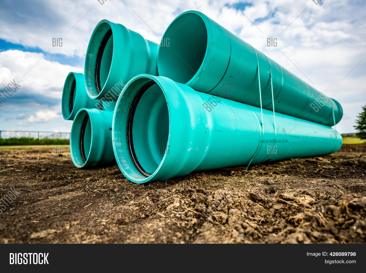 Stacked Water Main Image & Photo (Free Trial) | Bigstock