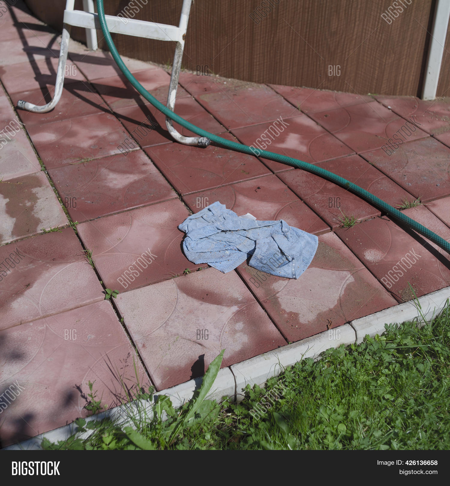 Wet Tiled Floor Around Image & Photo (Free Trial) | Bigstock