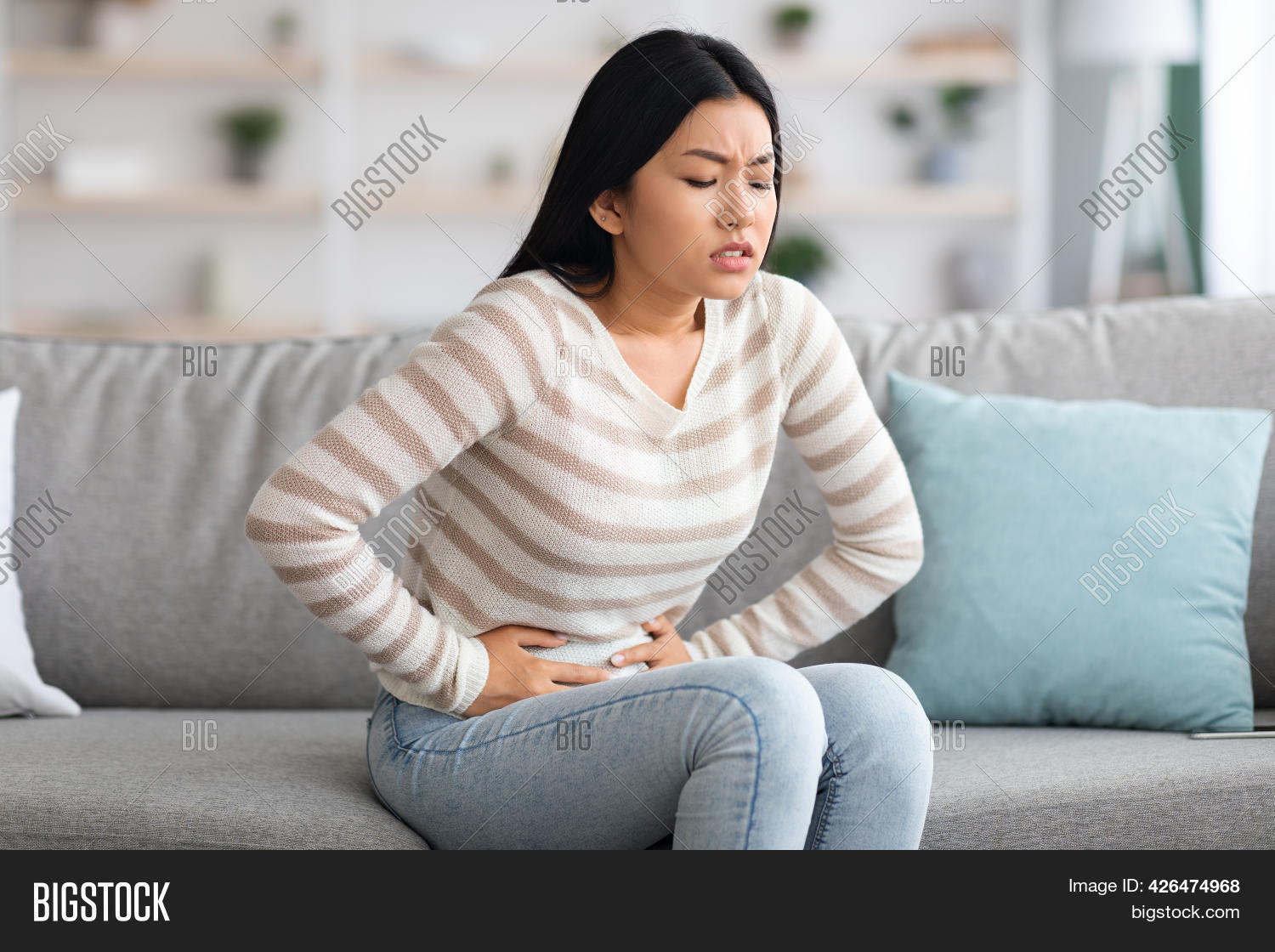 Stomach Ache. Sick Image & Photo (Free Trial) | Bigstock