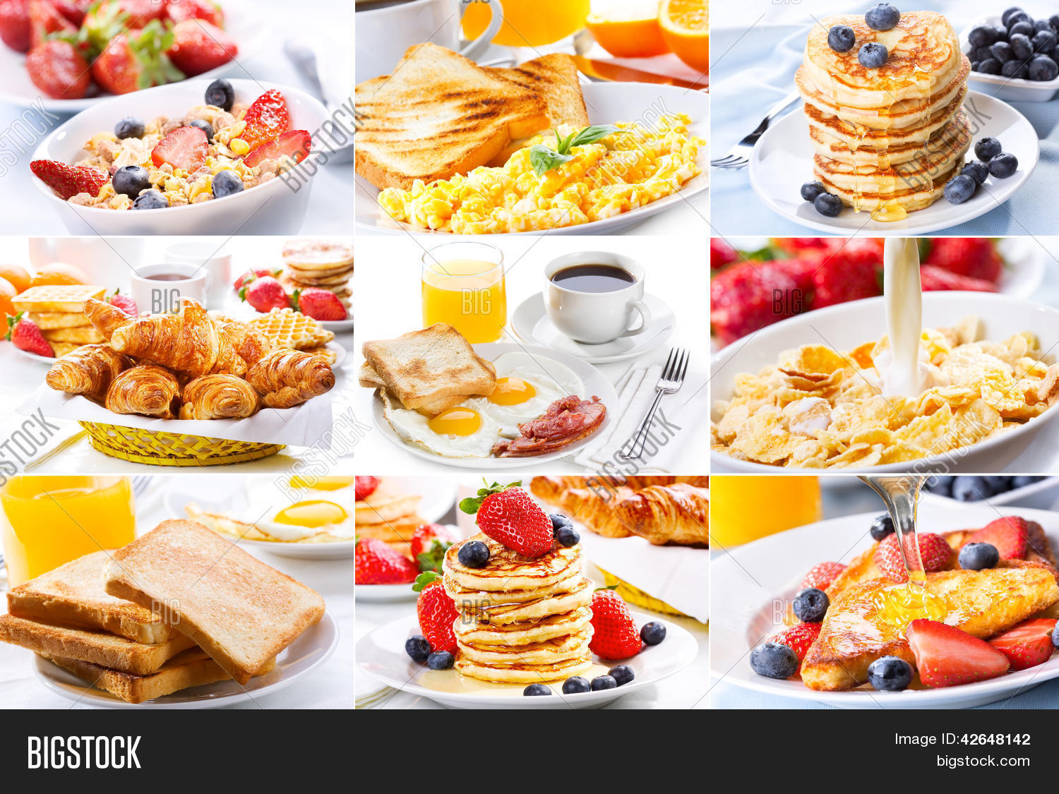 Breakfast Collage Image & Photo (Free Trial) | Bigstock