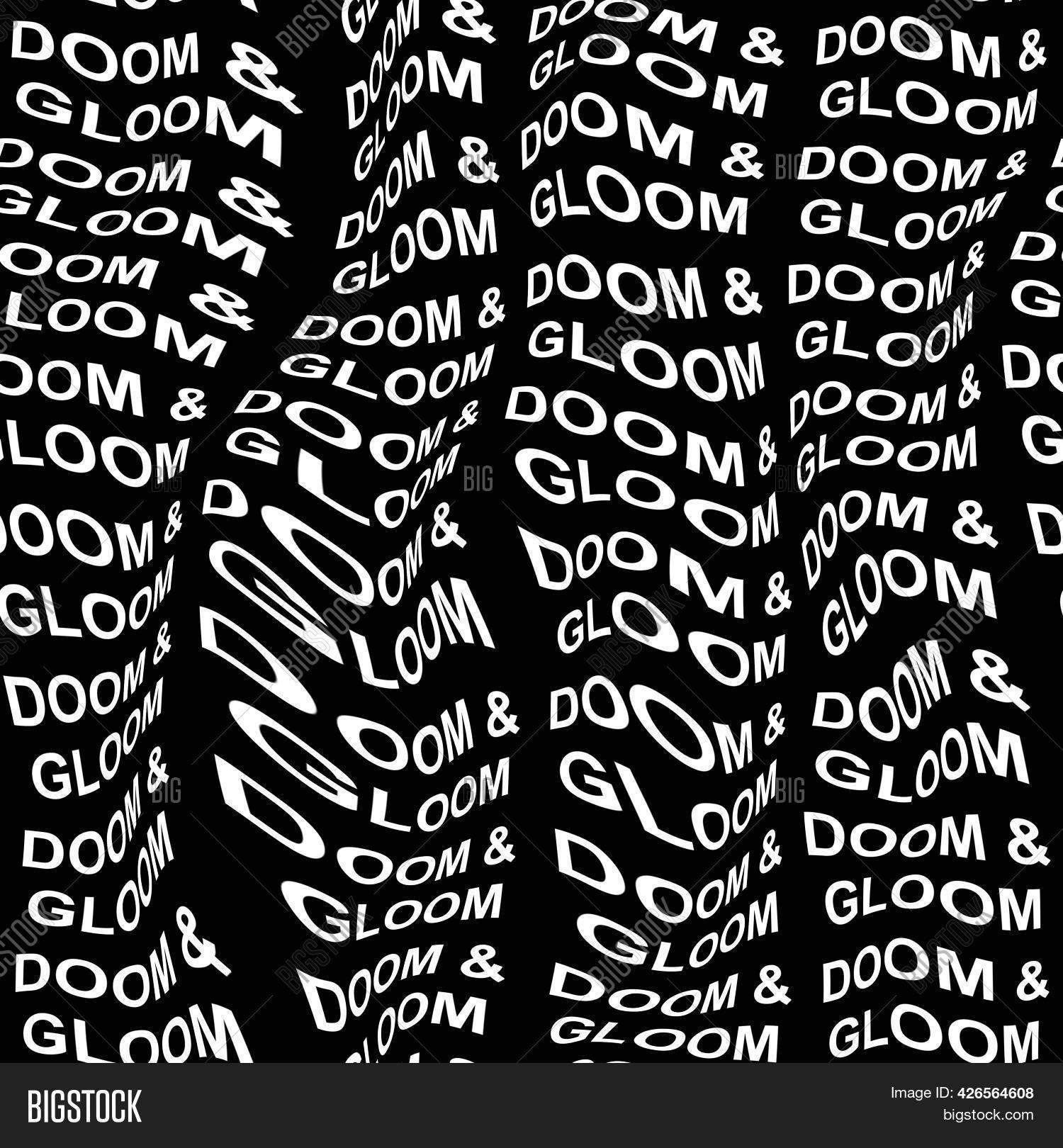 Doom Gloom Words Image & Photo (Free Trial) | Bigstock
