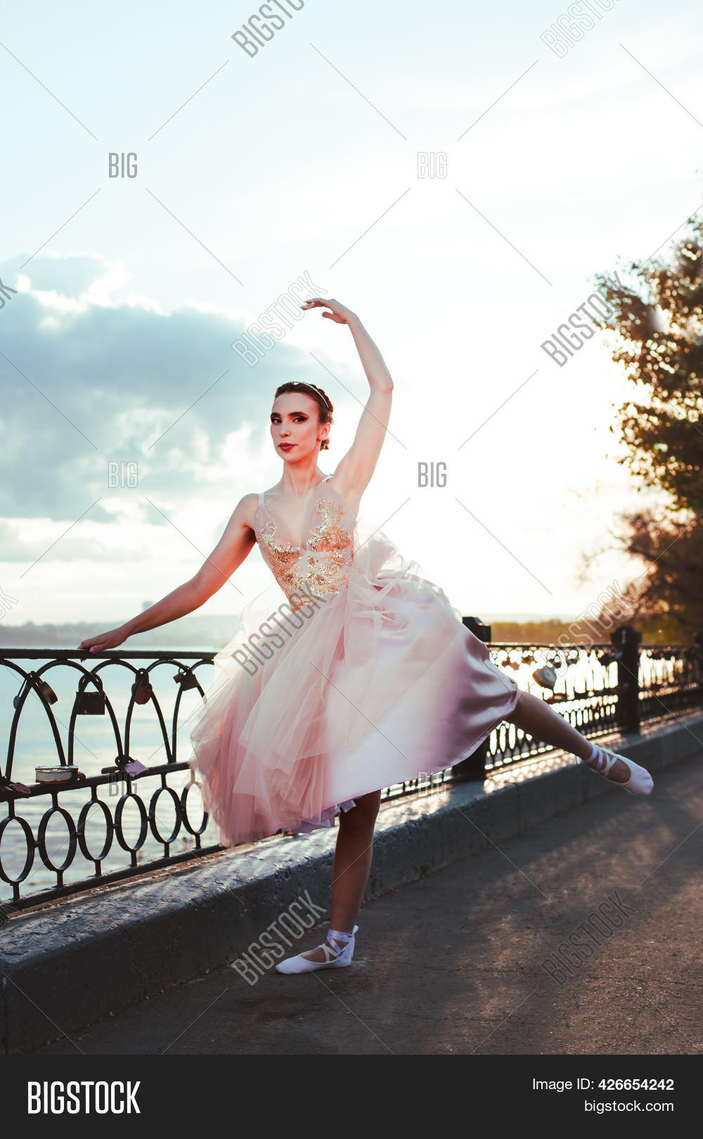 Thin Ballerina Pink Image & Photo (Free Trial) | Bigstock
