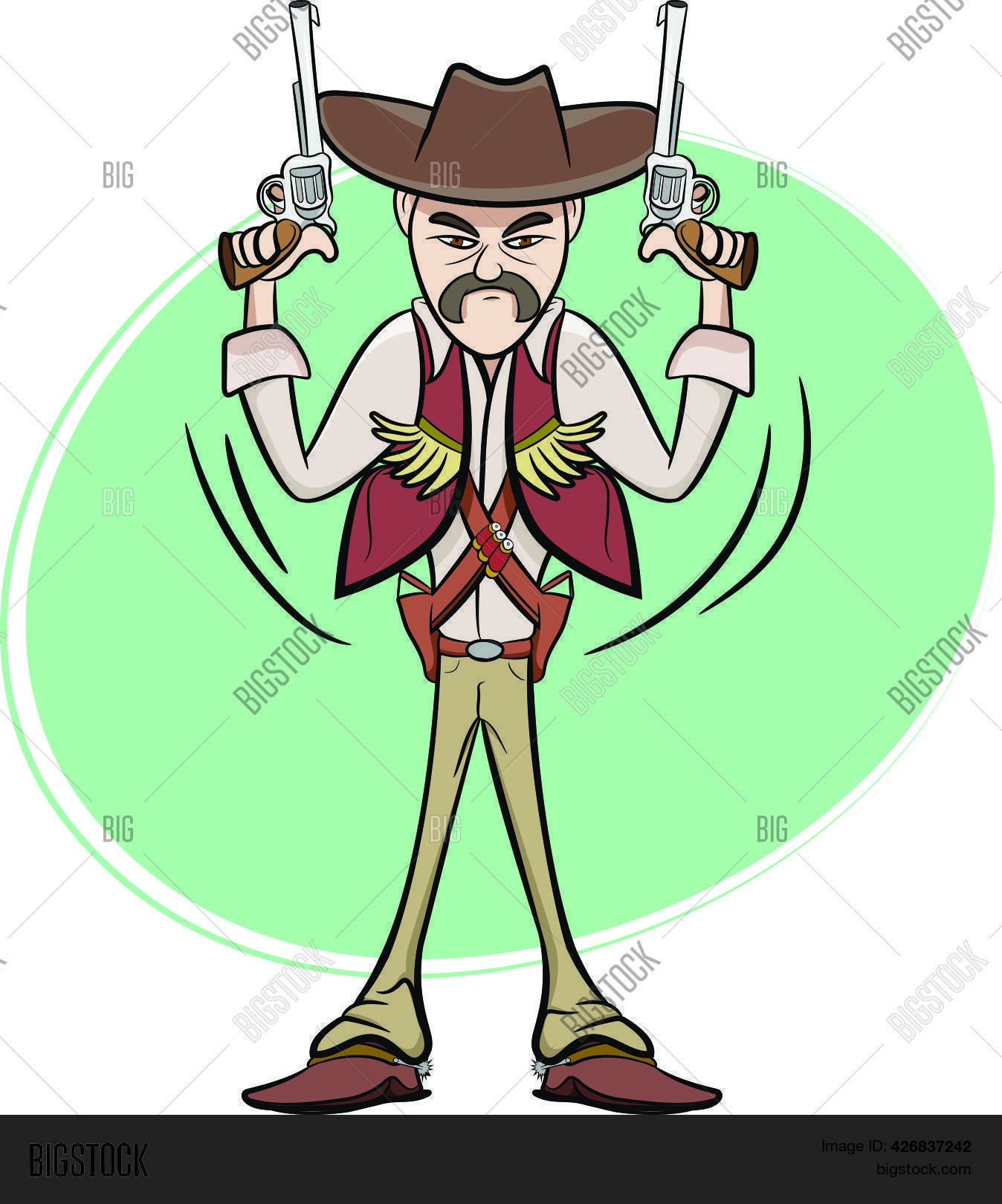 Set 3 Badass Cowboys Vector & Photo (Free Trial) | Bigstock