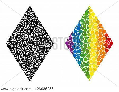 Rhombus Collage Icon Vector & Photo (Free Trial) | Bigstock