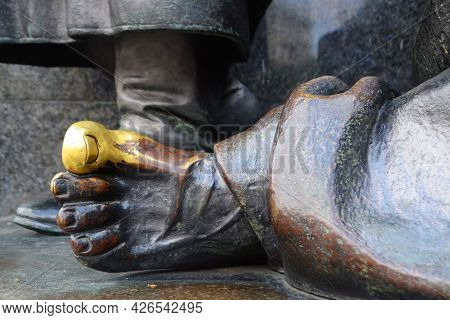 Finger Bronze Statue, Image & Photo (Free Trial) | Bigstock