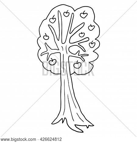 Cartoon Doodle Apple Vector & Photo (Free Trial) | Bigstock