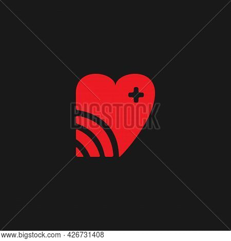Health Heart Connect Vector & Photo (Free Trial) | Bigstock