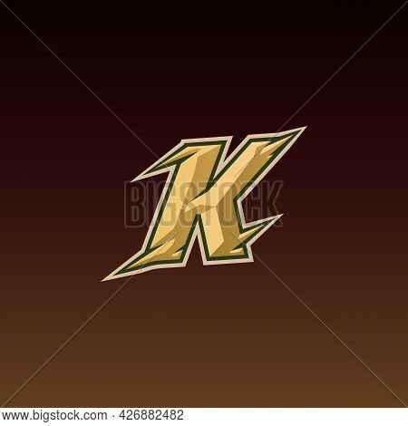 Letter K Game Logo Vector & Photo (Free Trial) | Bigstock