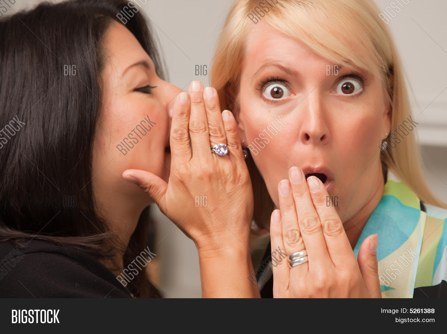 Friends Whispering Image & Photo (Free Trial) | Bigstock