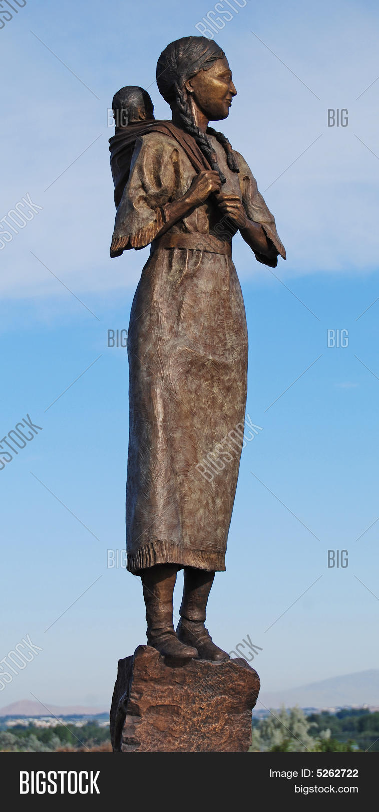 Sacajawea Bronze Image & Photo (Free Trial) | Bigstock