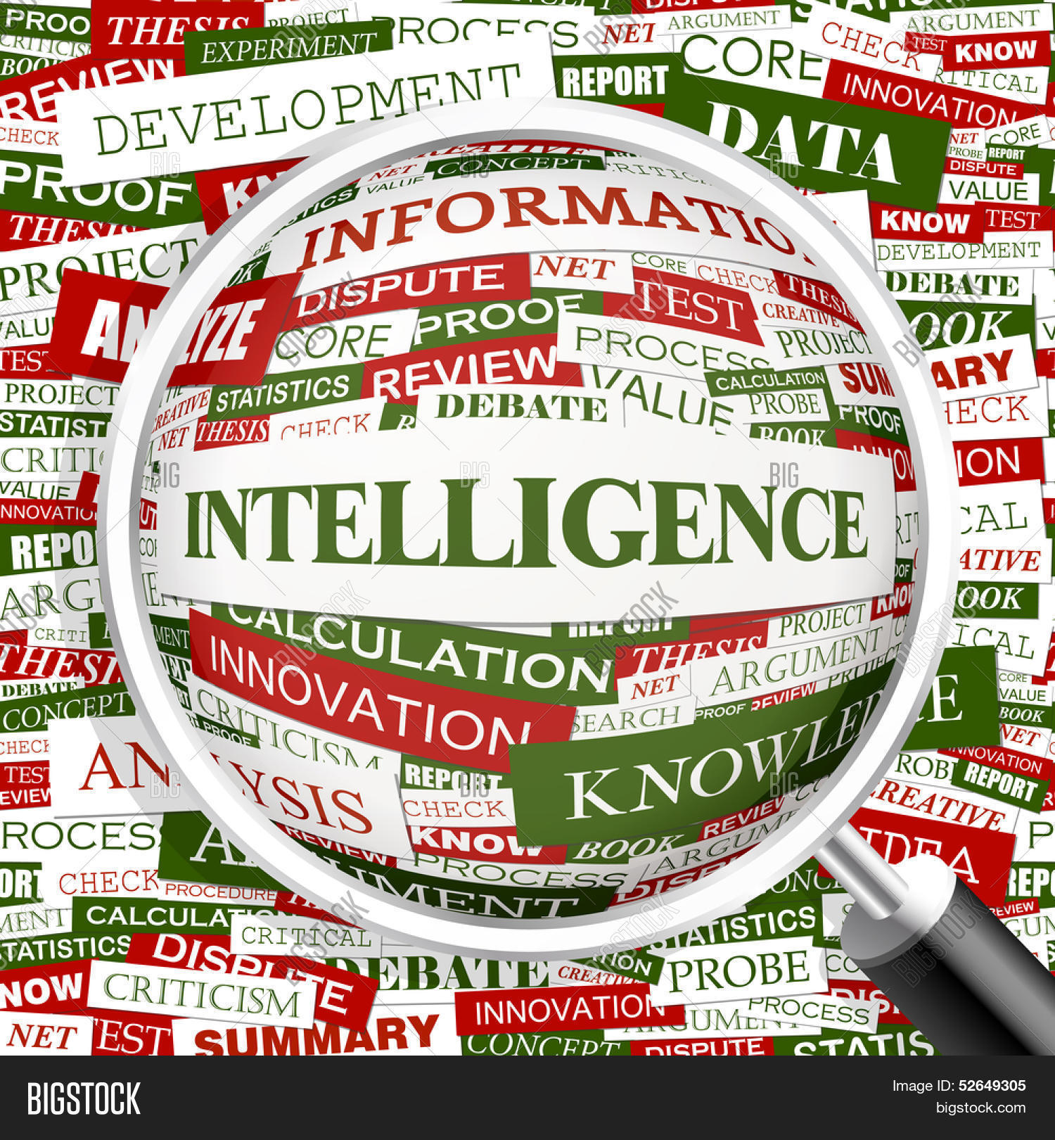 INTELLIGENCE. Word Vector & Photo (Free Trial) | Bigstock
