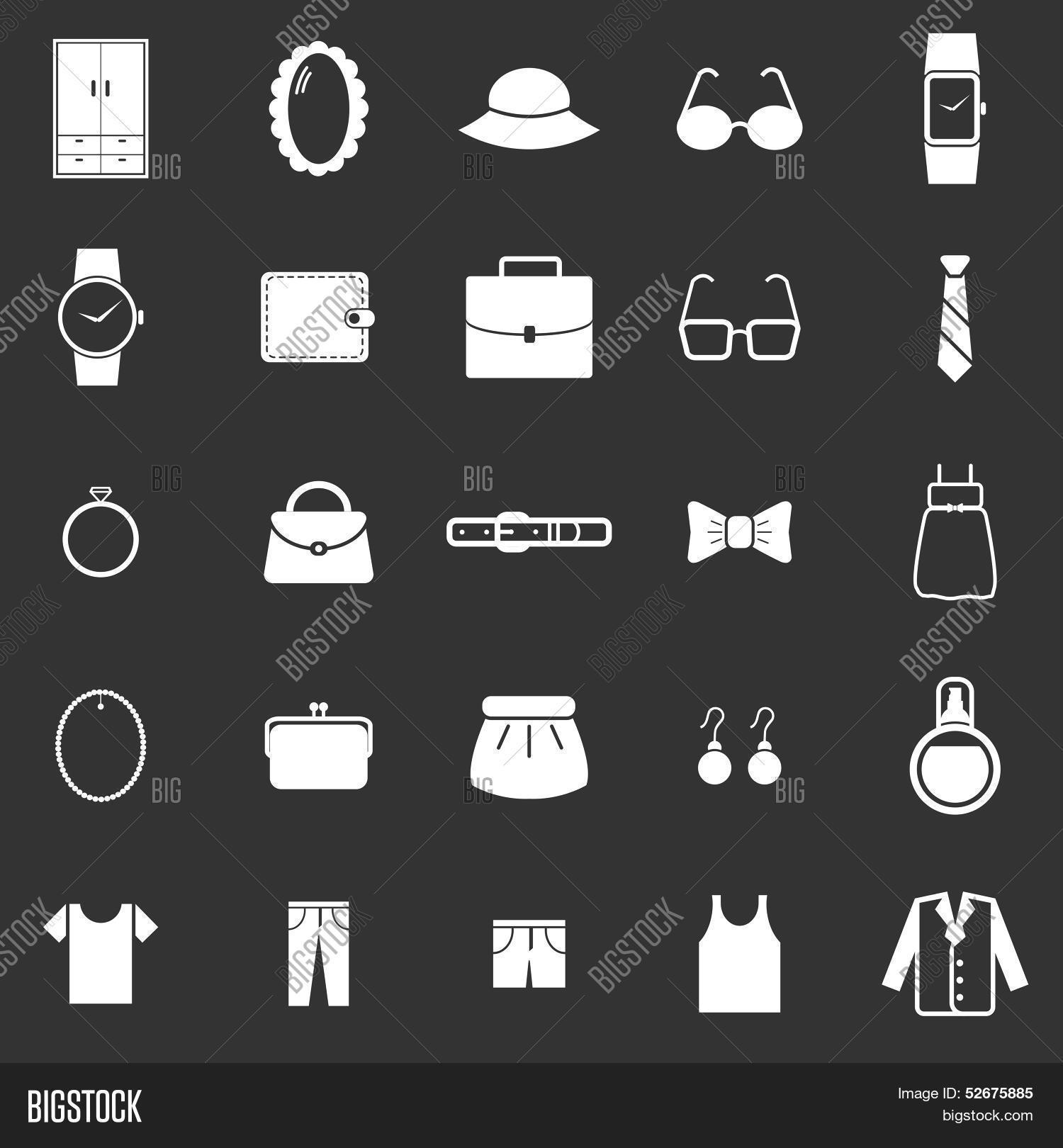 Dressing Icons On Vector & Photo (Free Trial) | Bigstock