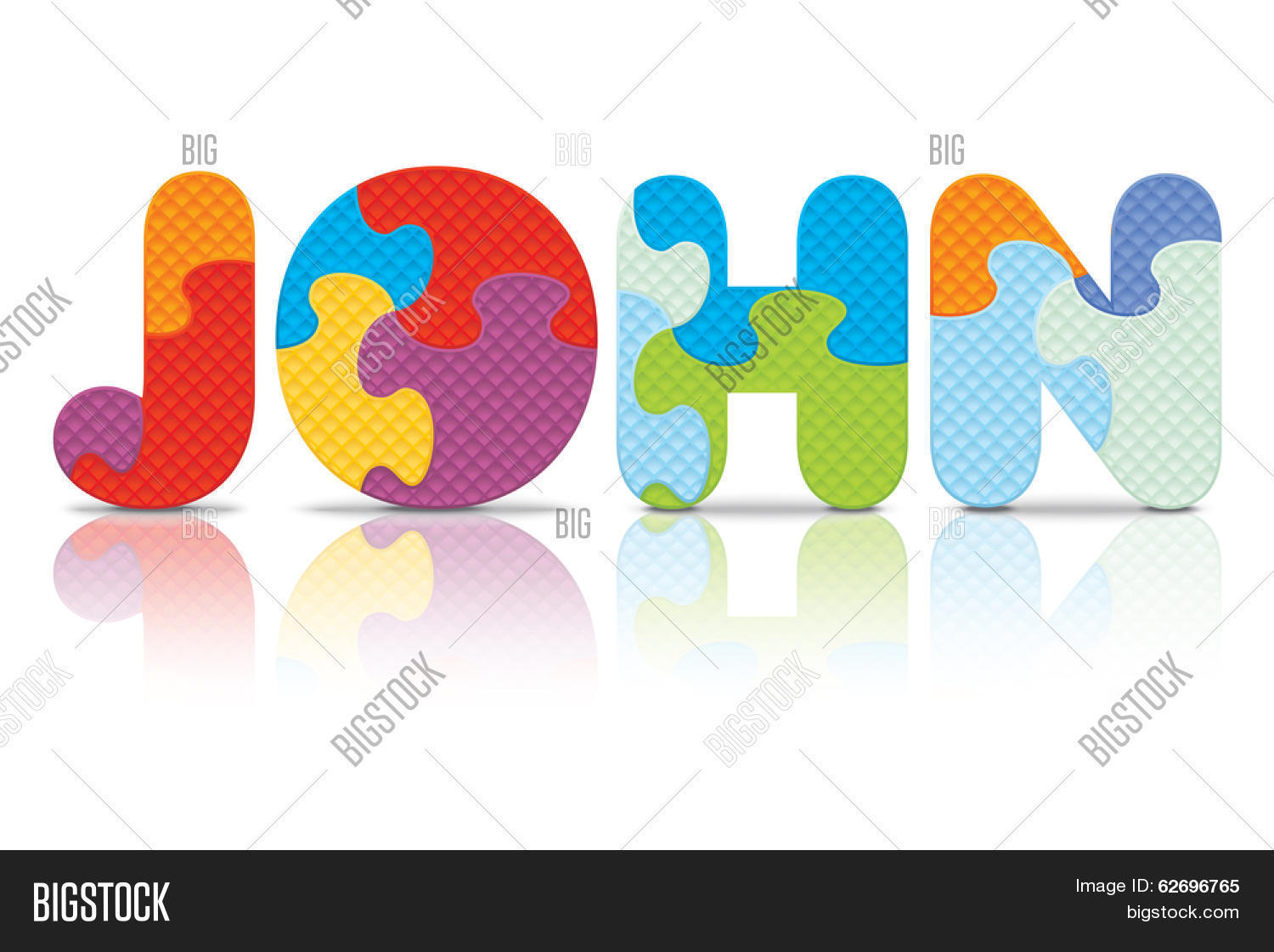 JOHN Written Alphabet Vector & Photo (Free Trial) | Bigstock