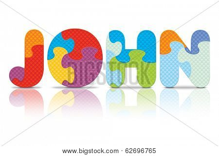 JOHN Written Alphabet Vector & Photo (Free Trial) | Bigstock