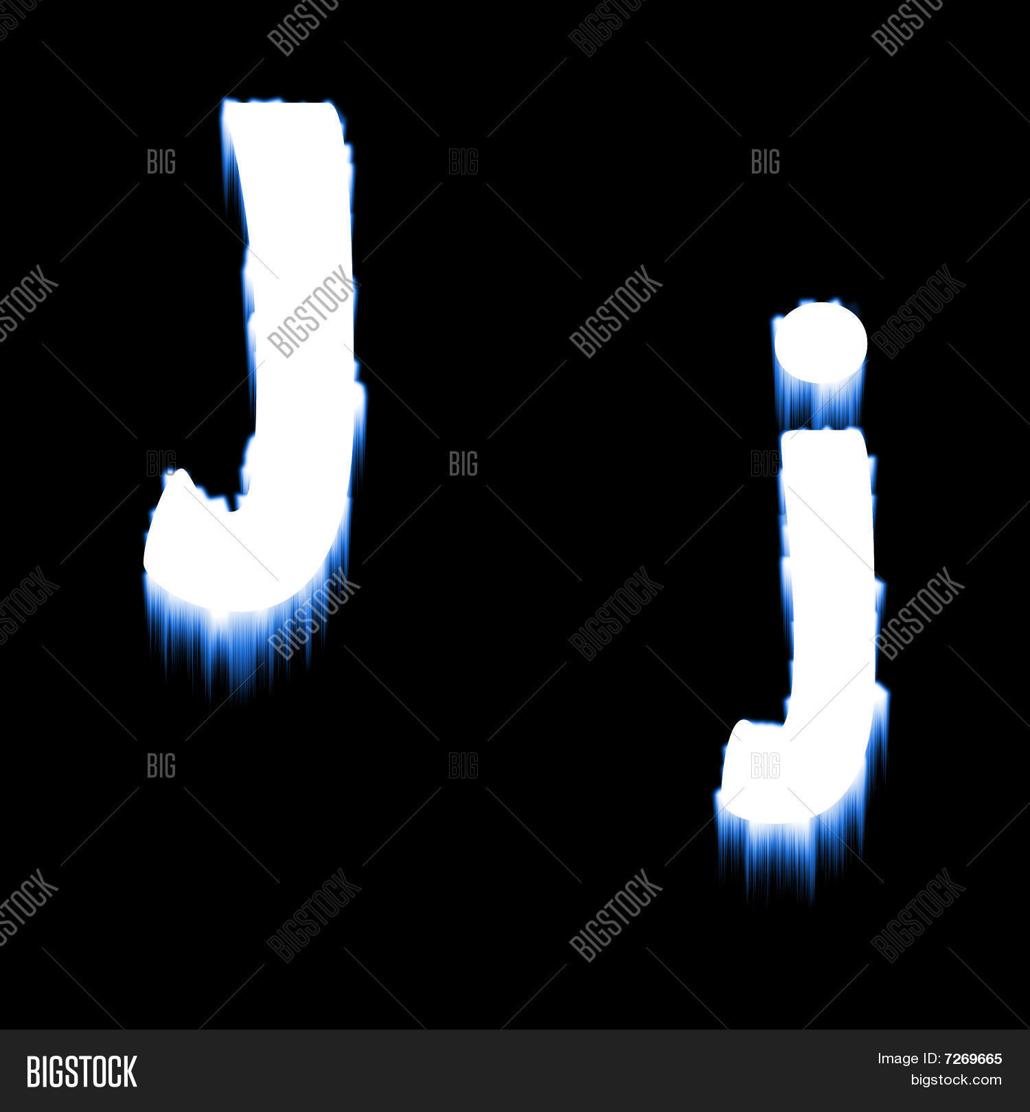 Ice Letter J Image & Photo (Free Trial) | Bigstock