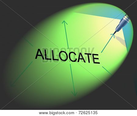 Allocation Allocate Image & Photo (Free Trial) | Bigstock