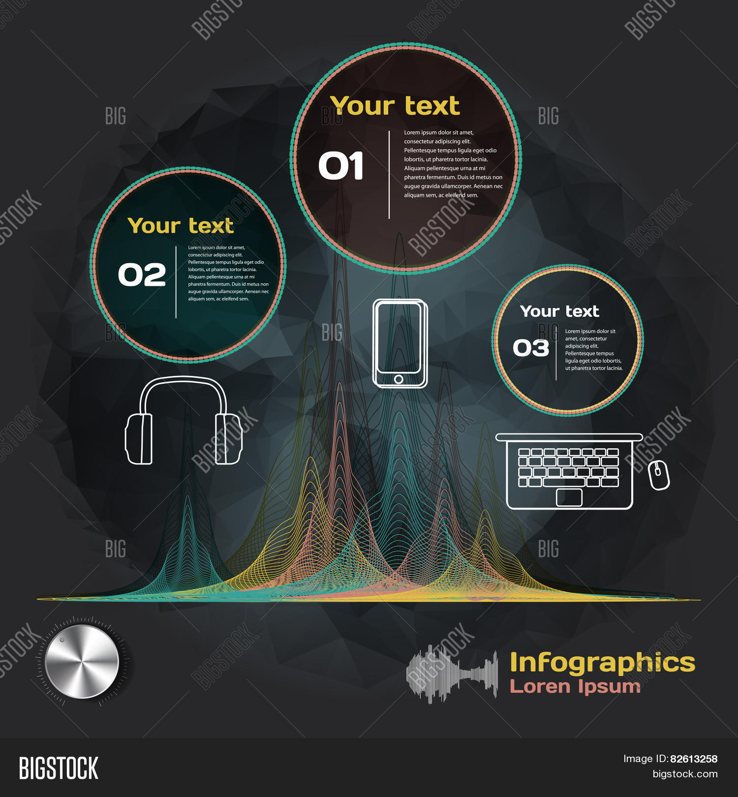 Infographics Sound Vector & Photo (Free Trial) | Bigstock
