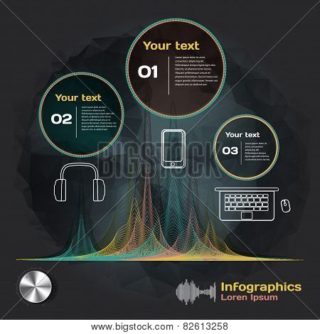 Infographics Sound Vector & Photo (Free Trial) | Bigstock