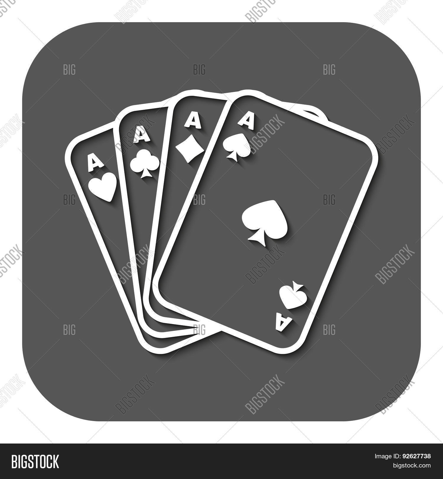 Ace Icon. Playing Vector & Photo (Free Trial) | Bigstock