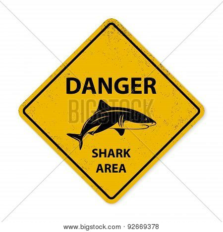 Shark Sighting Sign Vector & Photo (Free Trial) | Bigstock